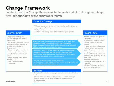 How to use the Change Framework to turn initiatives into action.